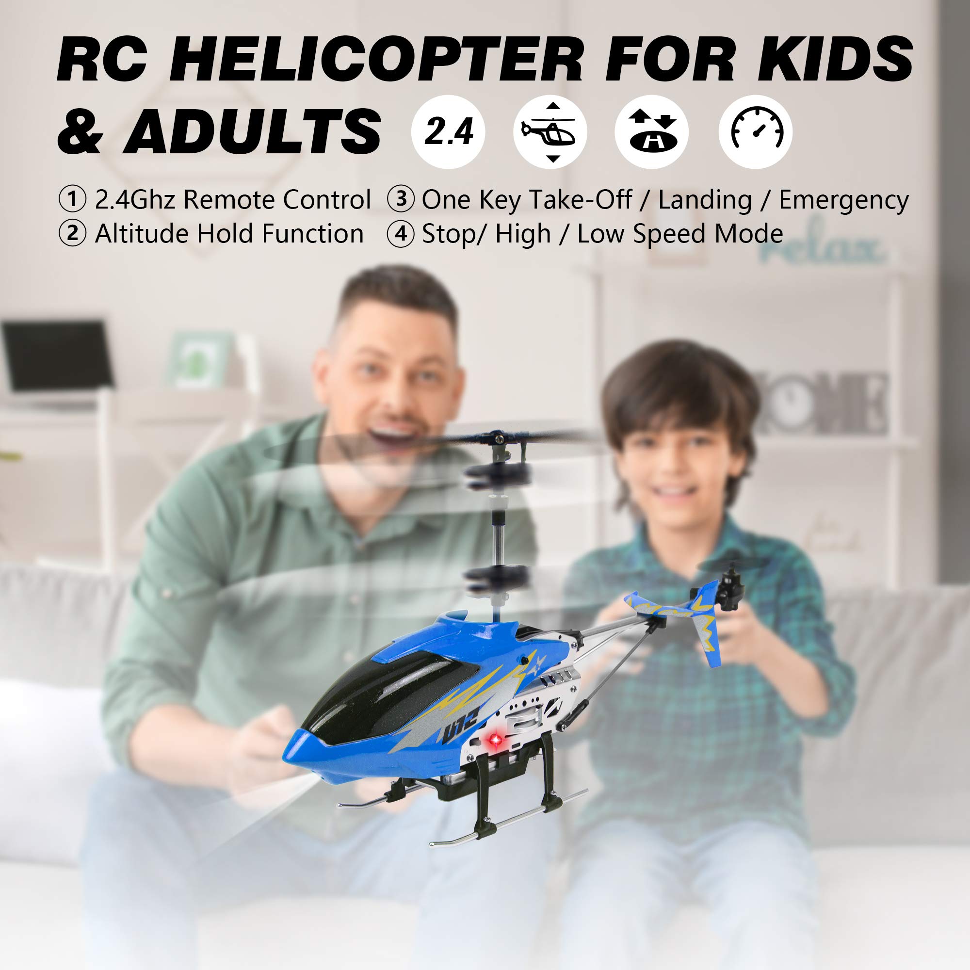 Cheerwing U12 Mini Remote Control Helicopter & UD1601 30KM/H High Speed RC Drift Car for Kids and Adults