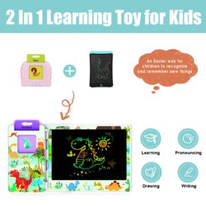 Talking Flash Cards with LCD Writing Tablet, Autism Sensory Toys for Autistic Children, Speech Therapy Toys, 224 Sight Words Educational Learning Toddler Toys for 3 4 5 6 Year Old