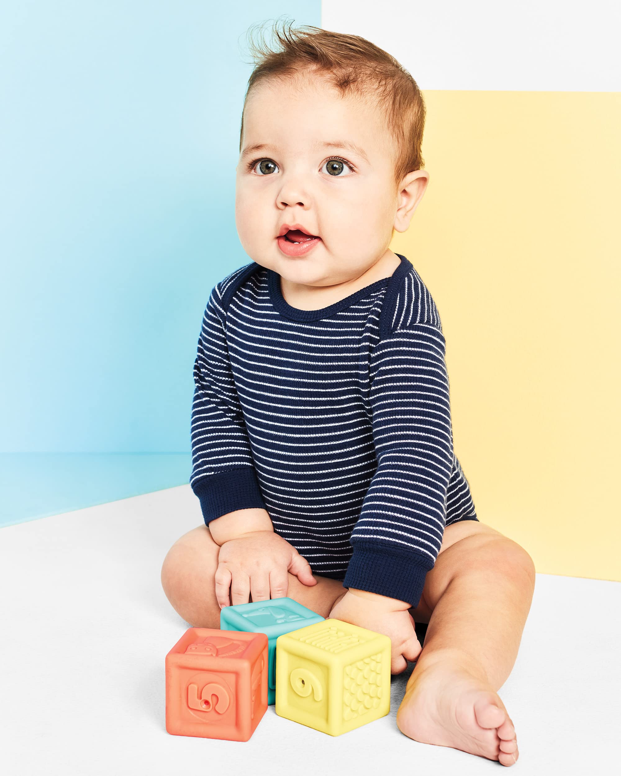 Simple Joys by Carter's Baby Squeeze Blocks, Multicolor, One Size