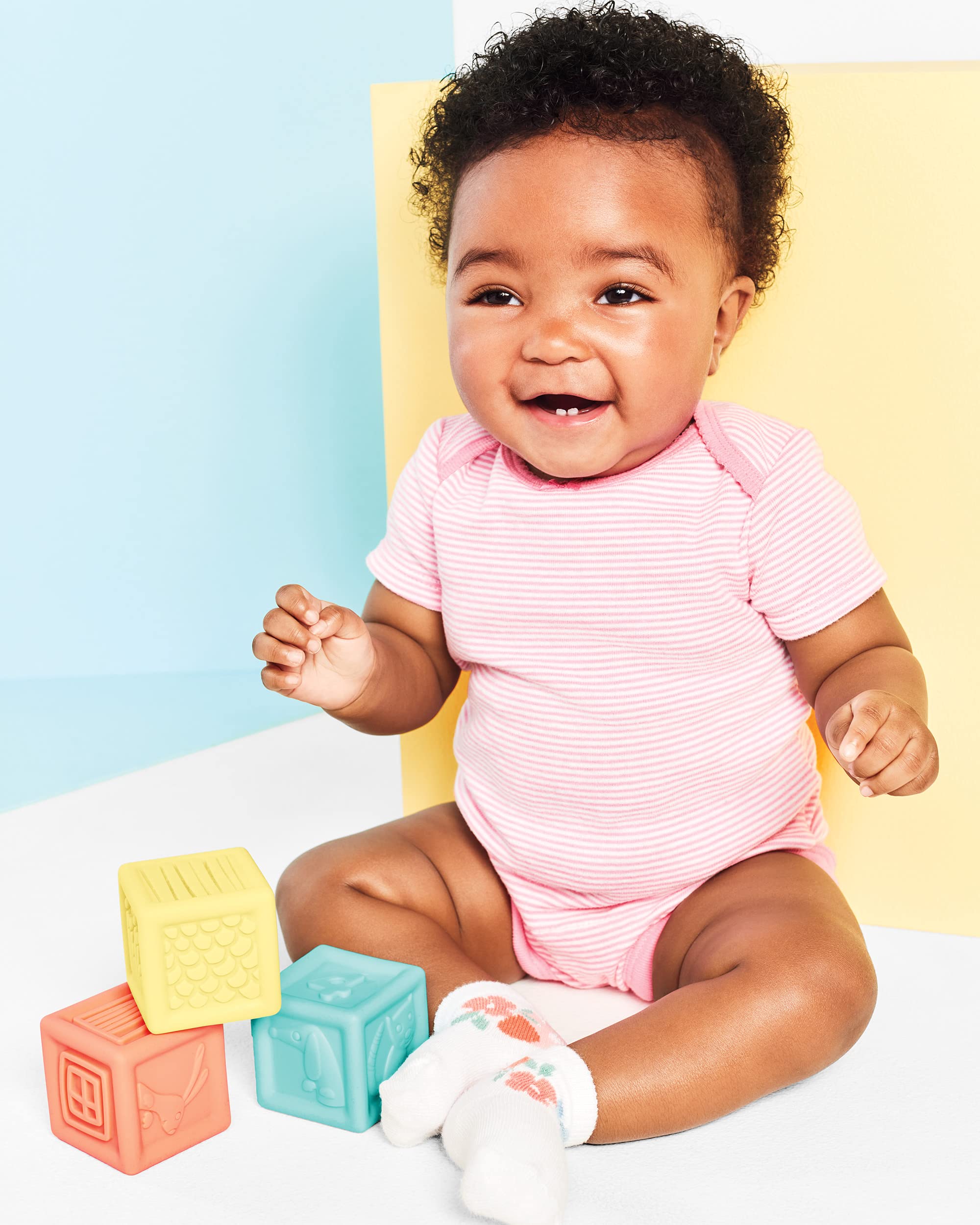 Simple Joys by Carter's Baby Squeeze Blocks, Multicolor, One Size