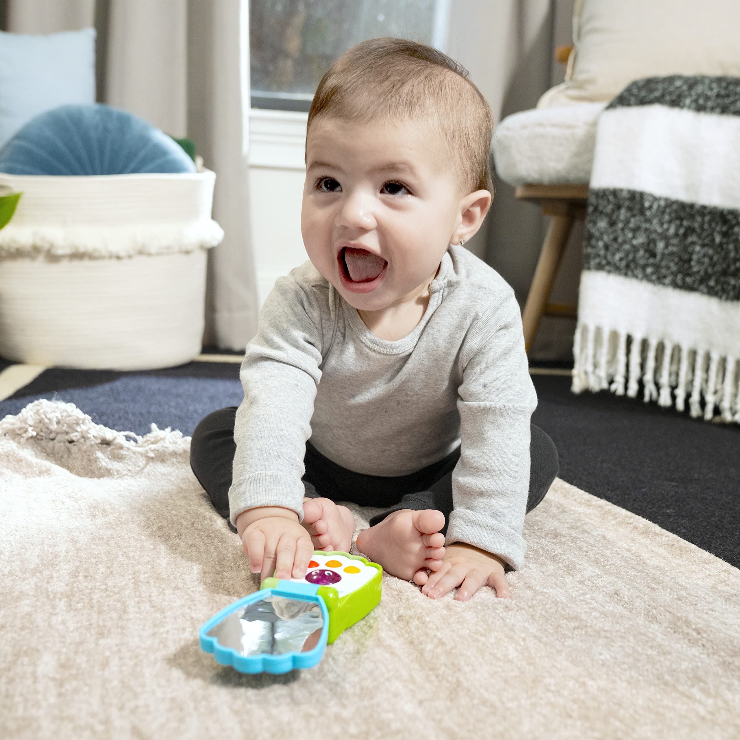 Baby Einstein Ocean Explorers Shell Phone Musical Toy Telephone, Ages 6 Months and up