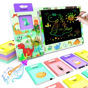 talking flash cards with lcd writing tablet, autism sensory toys for autistic children, speech therapy toys, 224 sight words educational learning toddler toys for 3 4 5 6 year old