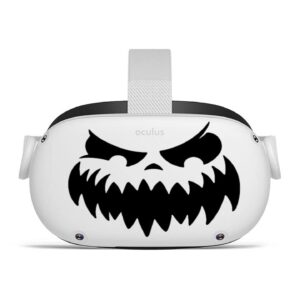 Pumpkin Wicked Smile - Oculus Quest 2 - Decals - Black