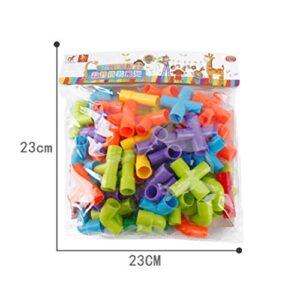 1 Set of STEM Building Blocks Toy,Tube Locks Construction Building Blocks Set Educational Pipe Tube Building Toy for Boys Girls Educational Learning Toys