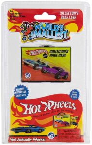 worlds smallest hot wheels carry case, miniature, each sold separately. styles selected at random