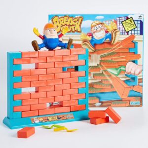 ditoys “break out” | brick wall game | family fun for boys and girls | knock the bricks from wall with spatula | 2 player games in spanish