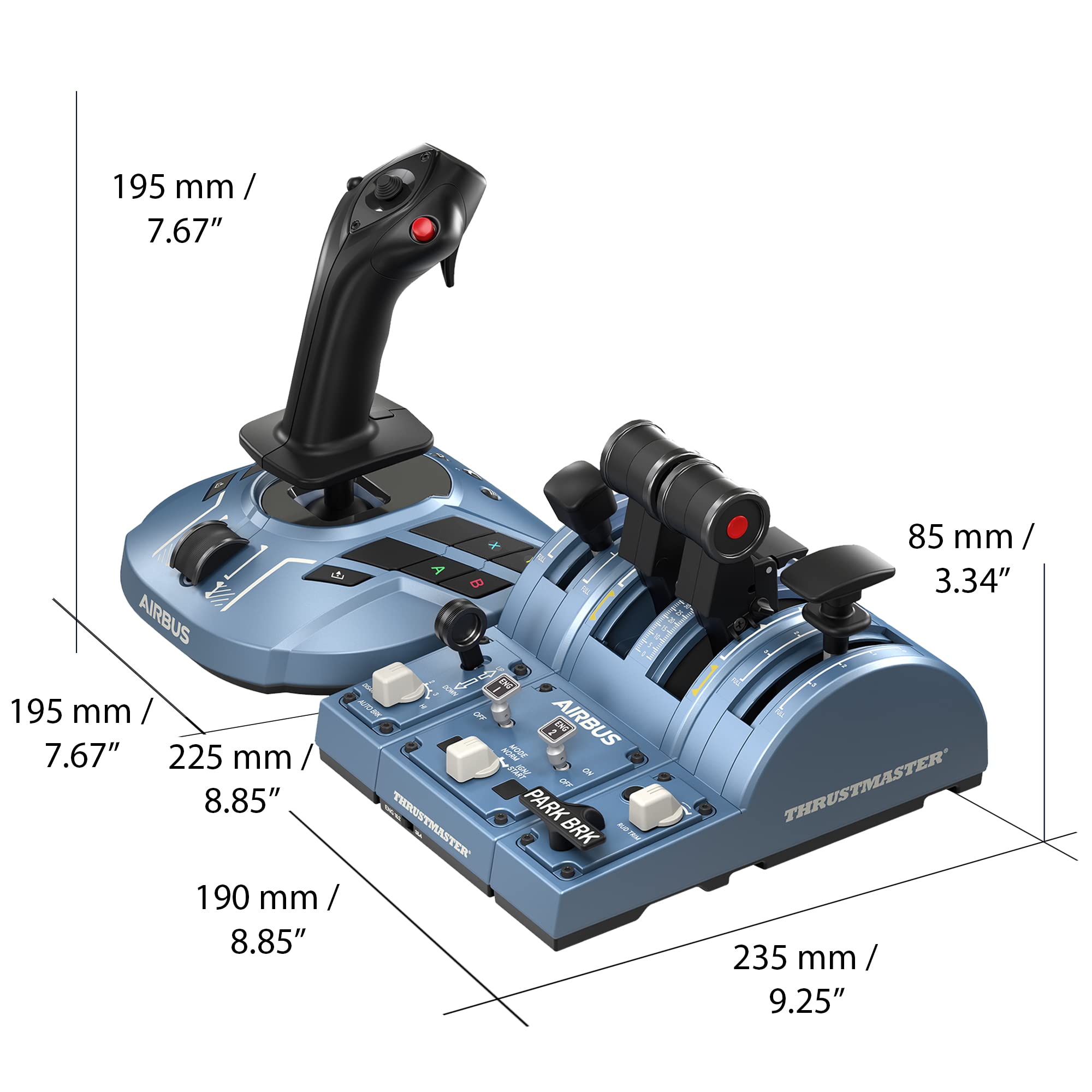 Thrustmaster TCA Captain Pack Xbox – Airbus Edition (Compatible with XBOX and PC)