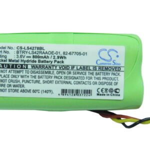 HGUIM 700mAh/2.52Wh Replacement Battery for Symbol 82-67705-01, BTRY-LS42RAAOE-01 DS6878, DS6878-SR, LS4278, LS4278-M