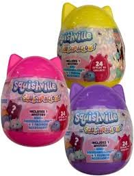 squishmallow squishville mystery mini series 3 plush assortment blind package (3 -pack)