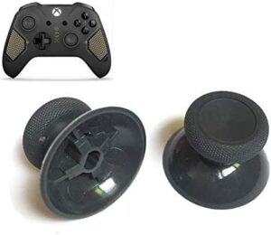 2 pcs analog thumbstick cover case joystick thumb sticks cap for xbox one, xbox one s slim, xbox one x ps4 controller (gray)