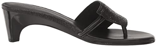 Donald Pliner Women's Heeled Sandal, Black, 7.5