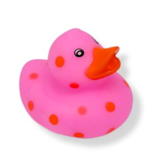 Cool Rubber Ducks (2") Standard Size. (12 Pack) Cute Duck Bath Tub Pool Toys. (Multi-Color Pattern Rubber Squicky Duckies)