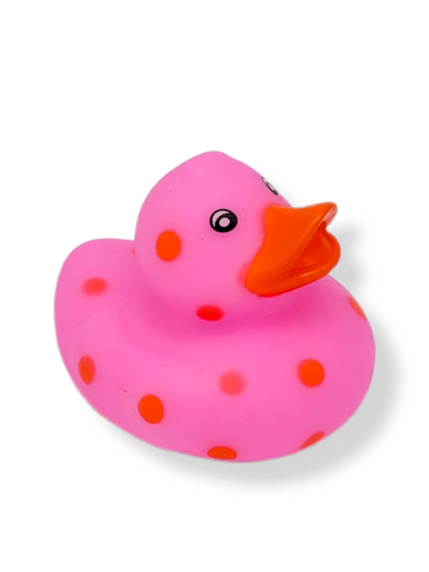 Cool Rubber Ducks (2") Standard Size. (12 Pack) Cute Duck Bath Tub Pool Toys. (Multi-Color Pattern Rubber Squicky Duckies)