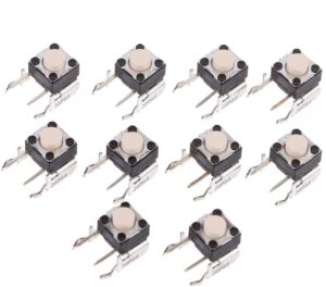 10 pcs lb rb bumper buttons micro switch button for xbox 360 xbox one controller (white)