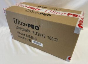 1000 ultra pro 3x4" regular toploaders & poly card sleeves holder case 83648