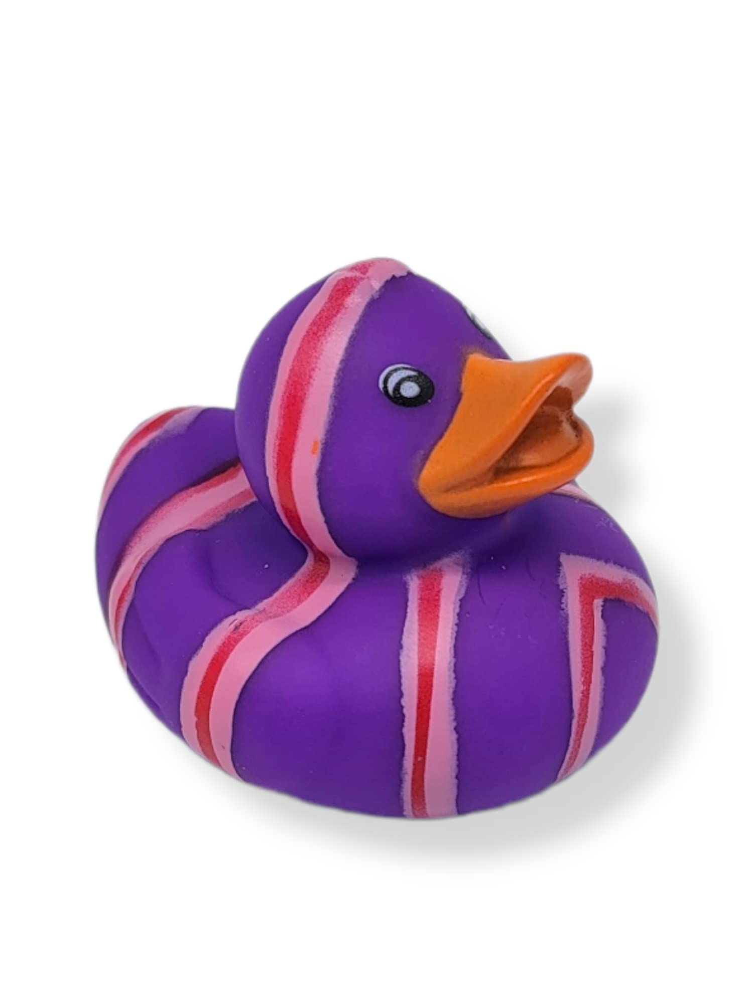 Cool Rubber Ducks (2") Standard Size. (12 Pack) Cute Duck Bath Tub Pool Toys. (Multi-Color Pattern Rubber Squicky Duckies)