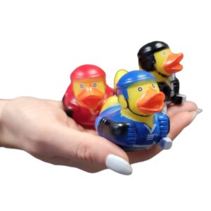 Cool Sport Themed Rubber Ducks (2") (12 Pack) Cute Duckies Bath Tub Pool Toys. (Hockey)