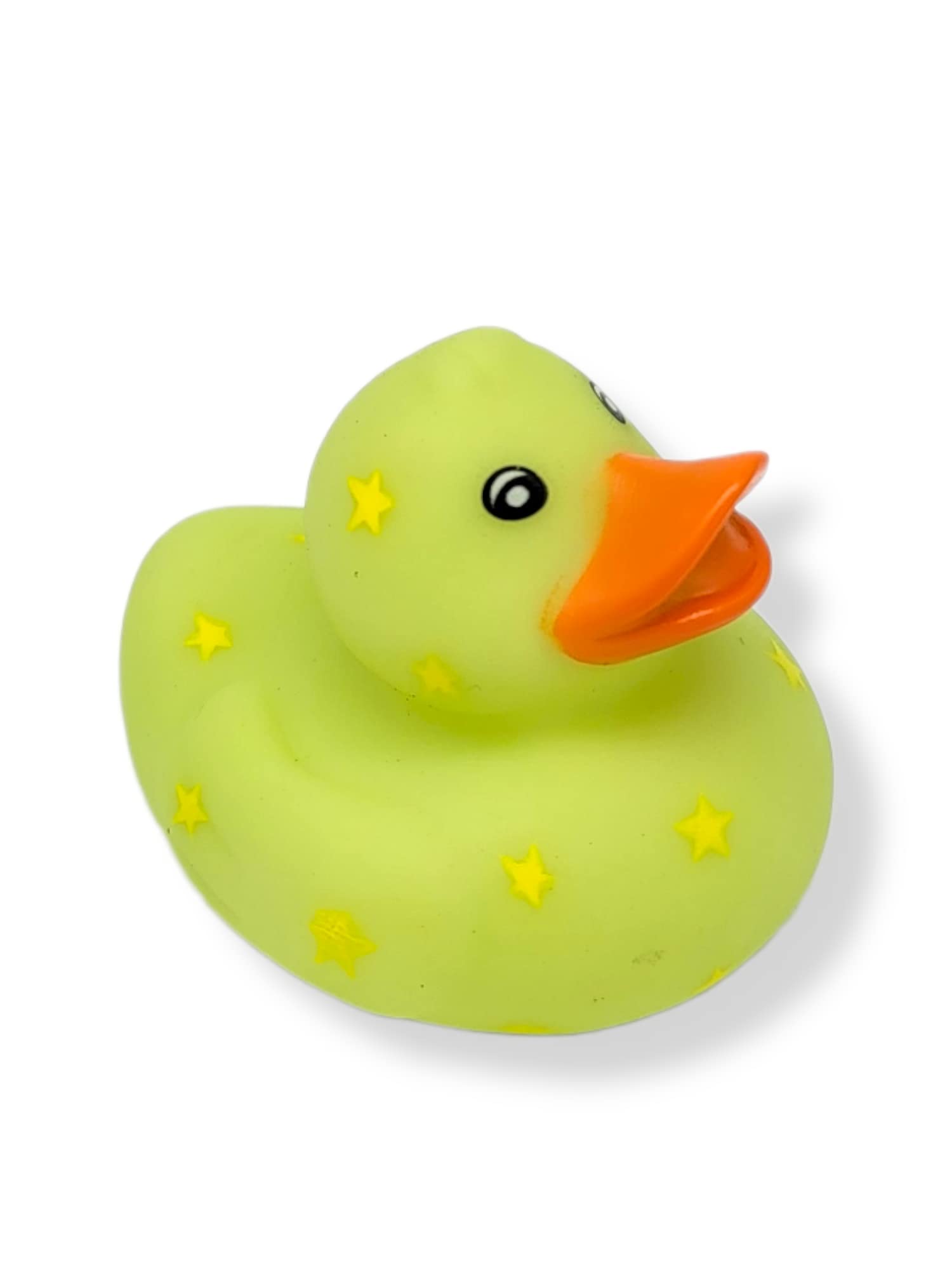 Cool Rubber Ducks (2") Standard Size. (12 Pack) Cute Duck Bath Tub Pool Toys. (Multi-Color Pattern Rubber Squicky Duckies)