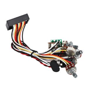 electric bass preamp circuit part, improve sound quality eq equalizer preamp circuit diy upgrade part for bass accessory