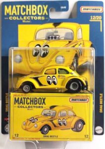 matchbox collectors 12/20 drag beetle (yellow) 1:64 scale