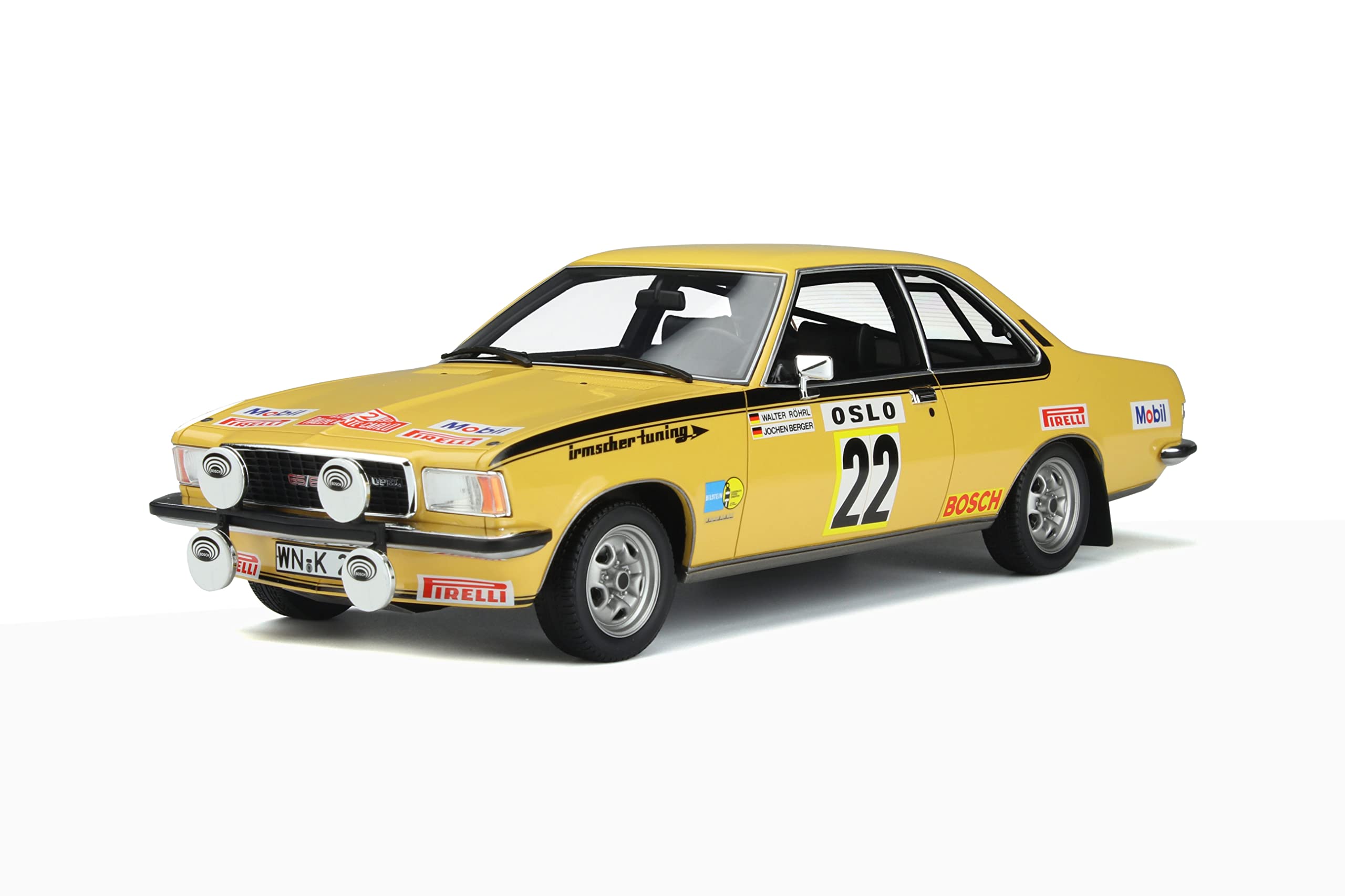 OTTO 1:18 1973 Ope Commodore #22 Rallye Monte-Carlo OT933 [Shipping from Canada]