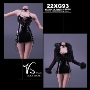 HiPlay 1/6 Scale Figure Doll Clothes, Hot Girl Suit, Tight-Fitting Dress Outfit Costume for 12 inch Female Action Figure Phicen/TBLeague CM221(B)