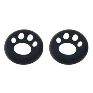 Silicone Thumb Grip Cap Gamepad Joystick Cover Case for Sony PS3 PS4 Slim Pro Xbox One 360 Controller Cat Paw（White）