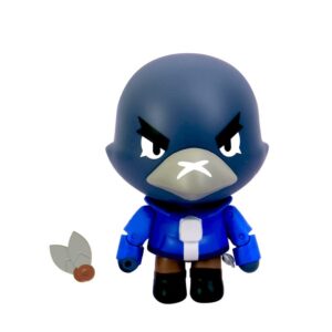 P.M.I. Brawl Stars Action Figure | Crow Figure | 4.5-Inch-Tall Collectibles | Brawl Stars Toy Figurine| Ofically Licensed Toys, Supercell, Gift for Video Gamer - Articulated Figure