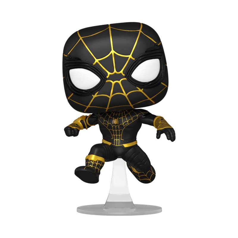 Funko Pop Spiderman No Way Home (Masked) GITD Chase Figure (AAA Anime Exclusive) Black