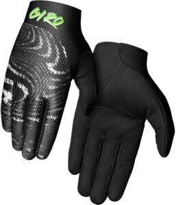 giro trixter youth mountain cycling gloves - black ripple, large