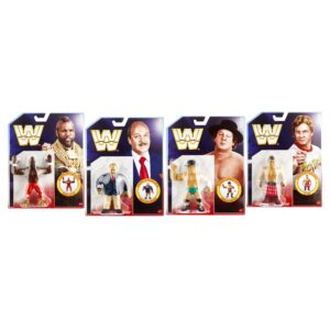 wwe retro series 11 - set of 4 toy wrestling action figures