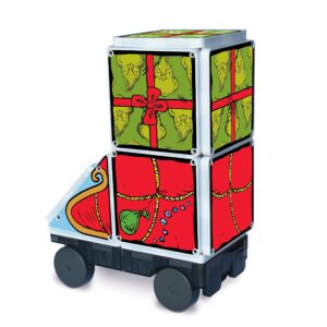 CreateOn Magna-Tiles Limited Edition How The Grinch Stole Christmas Magna-Tiles Structure Set, Magnetic Building Tiles Making Learning Fun and Hands-On, Educational Toy for Kids Ages 3 Years +