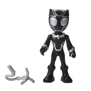 spidey and his amazing friends supersized black panther 9-inch action figure, marvel preschool super hero toys, ages 3 and up