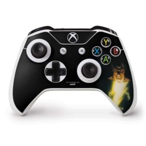 skinit decal gaming skin compatible with xbox one s controller - officially licensed warner bros black adam comic design