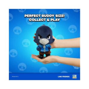 Brawl Stars Plush Buddies | 7-Inch-Tall Collectibles | Brawl Stars Plush Toy Doll | Crow Plush| Brawl Stars Licensed Toy Plush