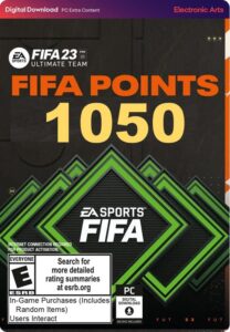 fifa 23: 1050 ultimate team points 9.99 usd - pc [online game code]