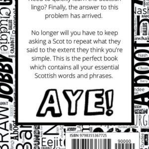 Scotland Slang Phrase Book. A Pocket Guide To Scottish Words & Phrases: A fun mini dictionary to learn yourself the Scottish dialect – humorous funny gift idea