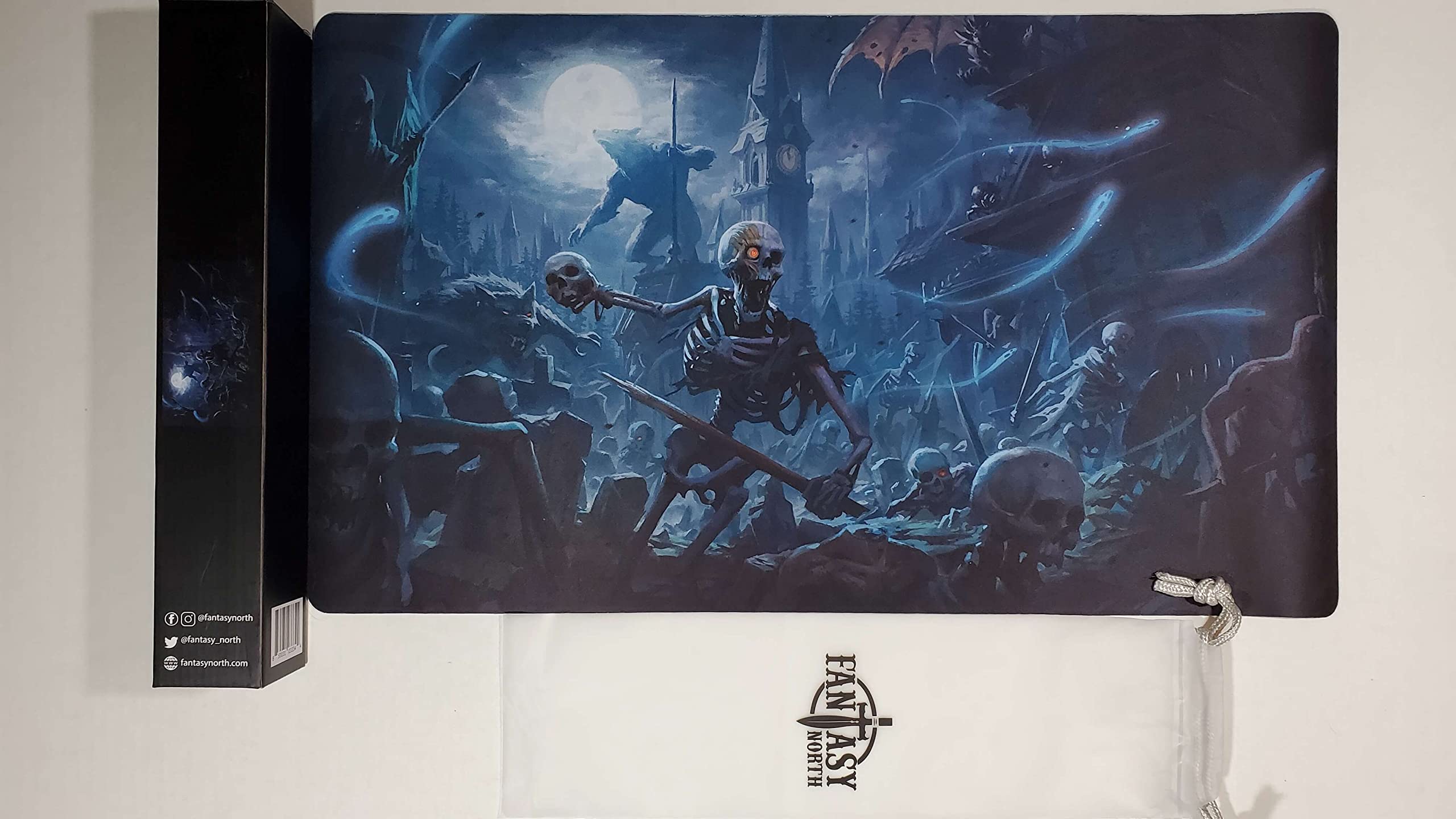 Fantasy North - The Midnight Hour - TCG Playmat and Mouse Pad - 24 x 14 inches