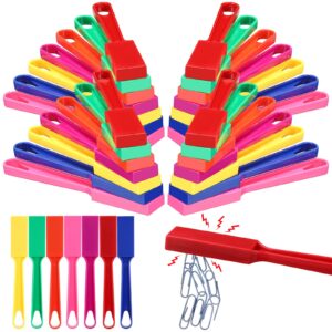 28 pcs magnetic bingo wand for kids educational learning 8 inch rainbow magnet wand with magnet bar magnet sticks science experiment tools for preschool learning toys classroom bingo games, 7 colors