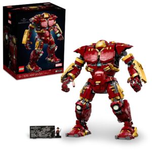 lego marvel hulkbuster 76210 building set - avengers movie inspired building set with minifigure, authentic display model for adults and age of ultron enthusiasts ages 18+