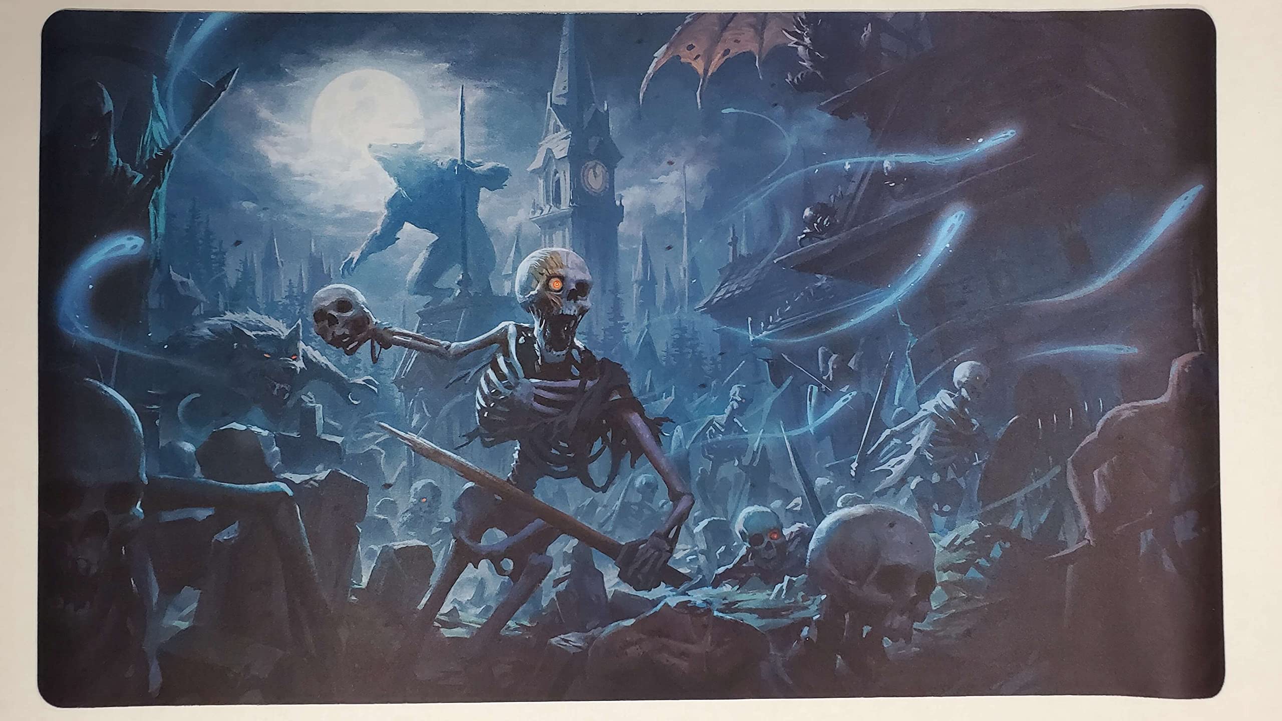 Fantasy North - The Midnight Hour - TCG Playmat and Mouse Pad - 24 x 14 inches