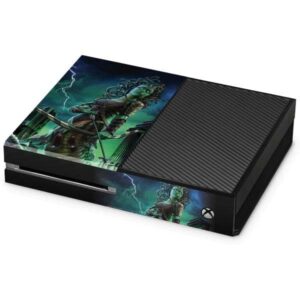 skinit decal gaming skin compatible with xbox one console - officially licensed tate and co. medusa design