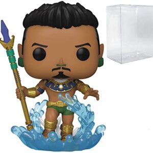 POP Marvel: Black Panther: Wakanda Forever - Namor The Sub-Mariner Funko Vinyl Figure (Bundled with Compatible Box Protector Case), Multicolored, 3.75 inches