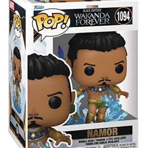 POP Marvel: Black Panther: Wakanda Forever - Namor The Sub-Mariner Funko Vinyl Figure (Bundled with Compatible Box Protector Case), Multicolored, 3.75 inches