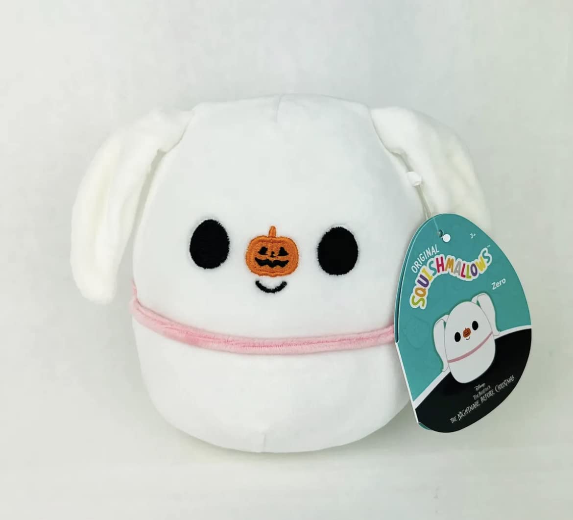 Squishmallows 5" Set Nightmare Before Christmas 4 asst Great Gift for Kids - Ages 2+ Jack,Oogie,Zero,Sally