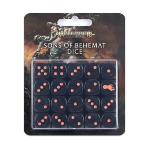 games workshop warhammer aos - sons of behemat dice set