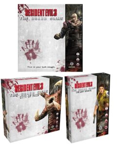 resident evil 3 the board game and expansions bundle: base game, the city of ruin, and the last escape expansions (3 units)