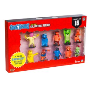 gang beasts action figures | pack of twelve | 2.5 inch figurines for kids. superhero toys for boys & girls. collect 16 mini toys | 1 hidden rare character official gang beasts toys