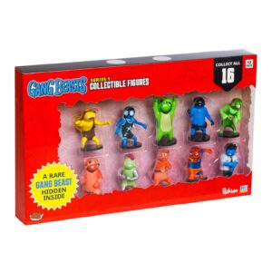 gang beasts action figures | pack of twelve | 2.5 inch figurines for kids. superhero toys for boys & girls. collect 16 mini toys | 1 hidden rare character official gang beasts toys