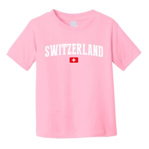 Switzerland toddler soccer T-shirt national team for world cup 2022 boys girls kids Swiss